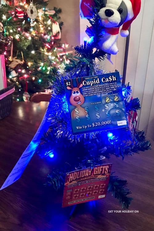 Homemade Lottery Christmas Tree Gift Idea | Get Your Holiday On