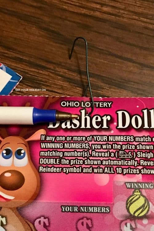 Homemade Lottery Christmas Tree Gift Idea | Get Your Holiday On