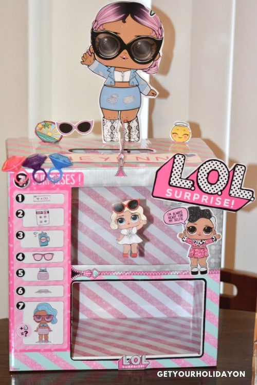 LOL Doll Valentine Box | Free Card Box Idea - Get Your Holiday On