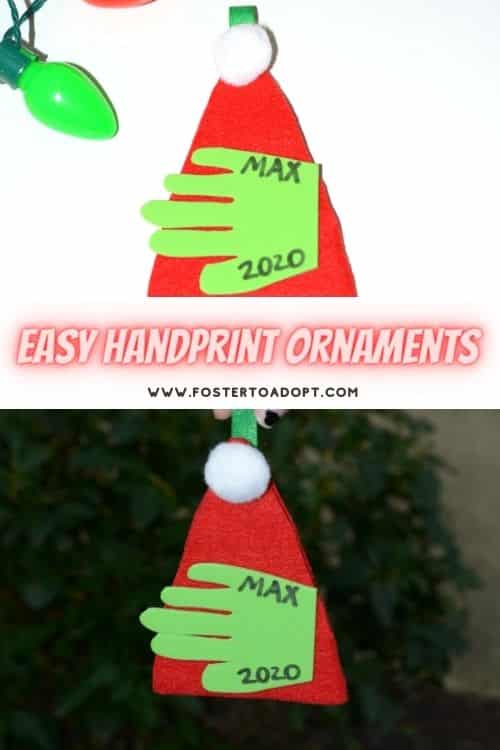 CHRISTMAS HANDPRINT ORNAMENT FOR KIDS - Get Your Holiday On