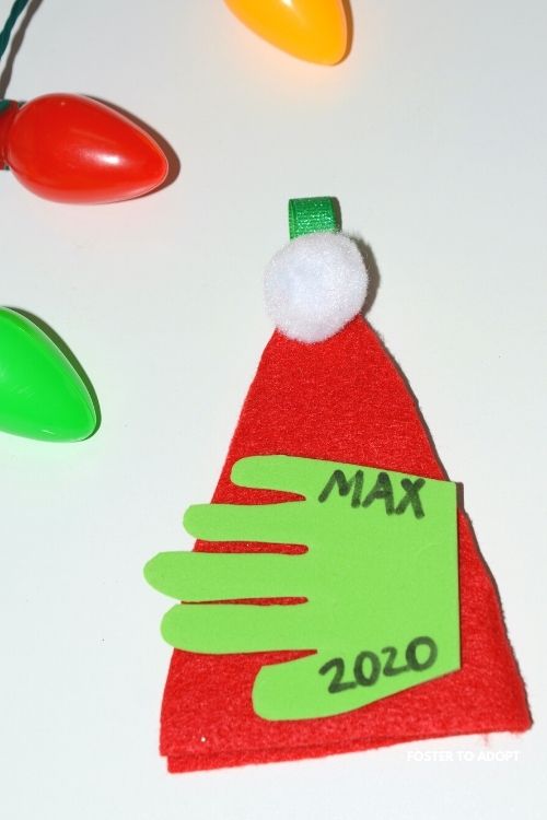 CHRISTMAS HANDPRINT ORNAMENT FOR KIDS - Get Your Holiday On