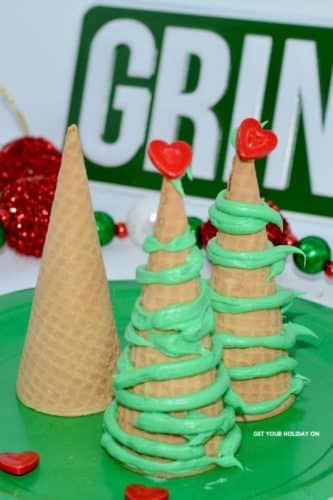 Sugar Cone Christmas Trees | Get Your Holiday On