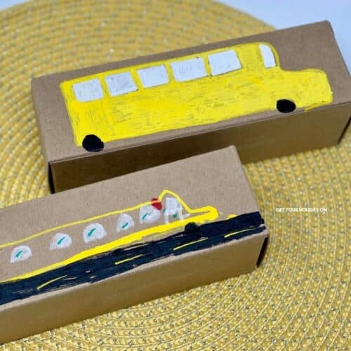 How to Make a School Bus Craft - Get Your Holiday On