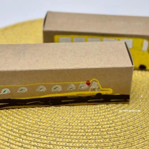 How to Make a School Bus Craft - Get Your Holiday On