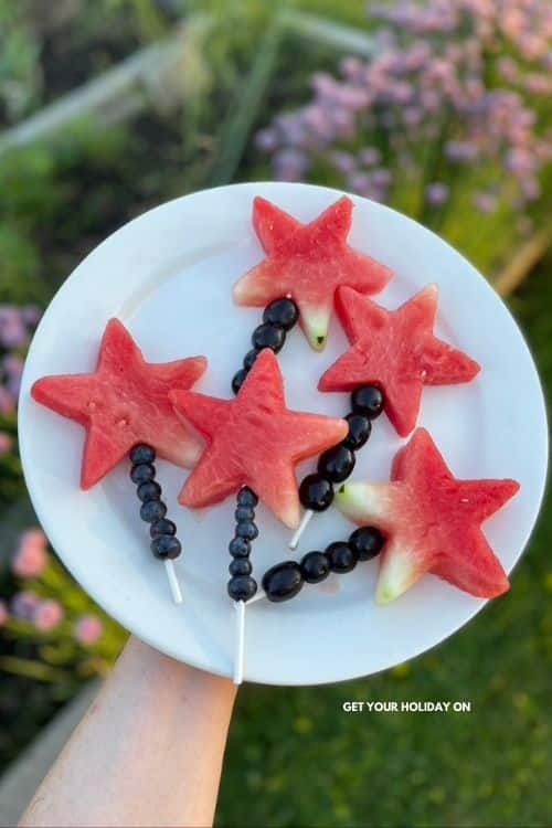 Watermelon on a Stick - Fresh Fruit Kabobs | Get Your Holiday On