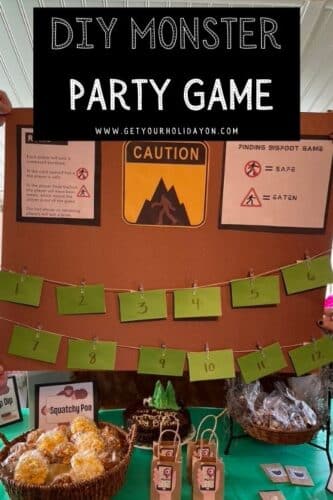 DIY Monster Party Game (Free Printable!) | Get Your Holiday On
