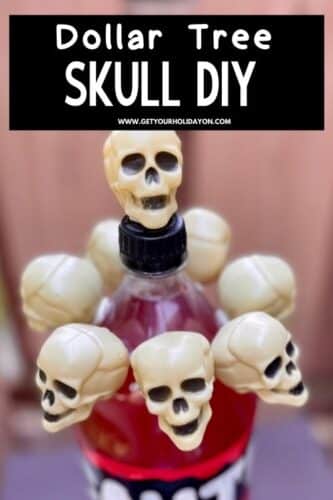 Dollar Tree Skull DIY (With Pictures!) | Get Your Holiday On