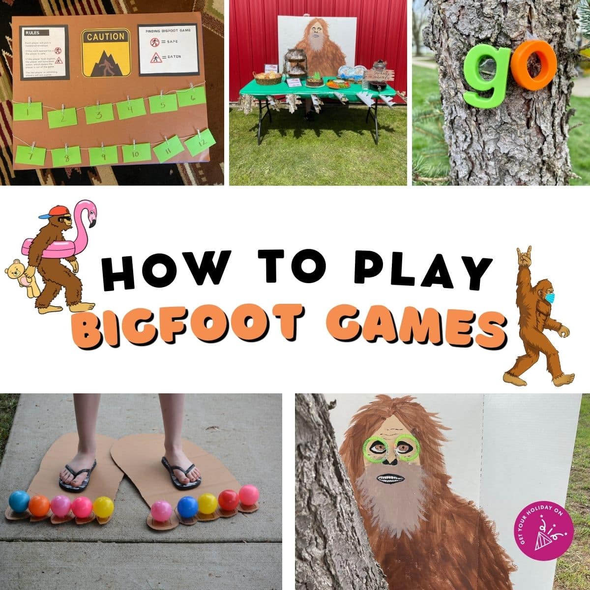 Hilarious Bigfoot Game for Kids or Adults | Get Your Holiday On