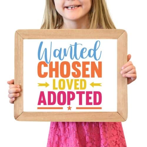 Adoption Day Signs – Foster to Adopt | Get Your Holiday On