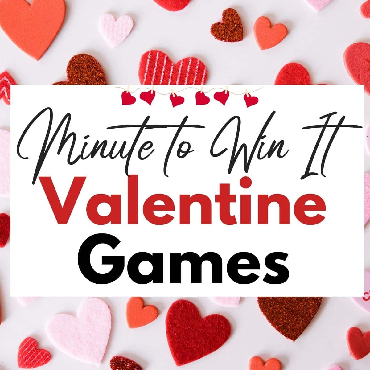 Minute to Win It Valentine Games | Valentine's Day Game